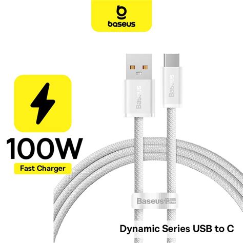 Jual Baseus Dynamic Series Fast Charging Data Cable Usb To Type C 100w 100cm Shopee Indonesia