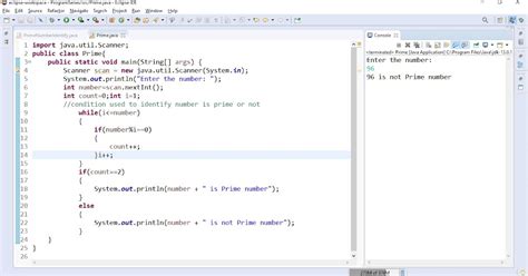 Basic Java Programs Prime Number
