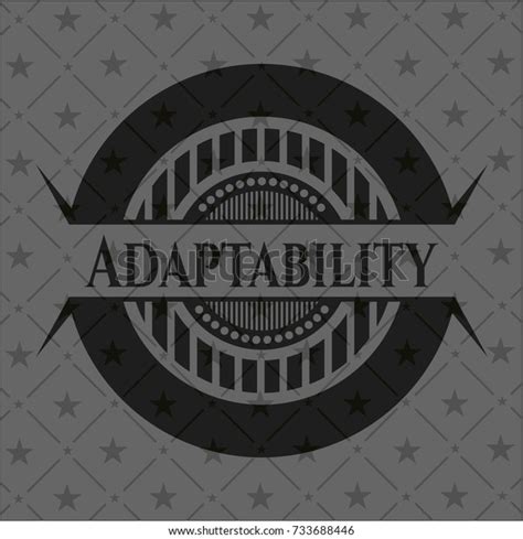 Adaptability Dark Badge Stock Vector Royalty Free 733688446