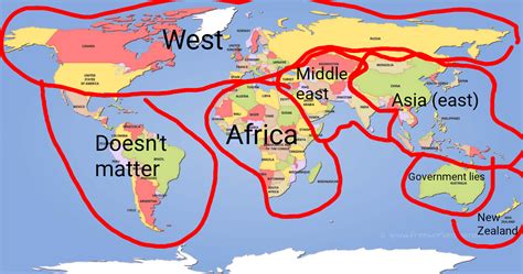 The World Map According To Western Logic Rmemes