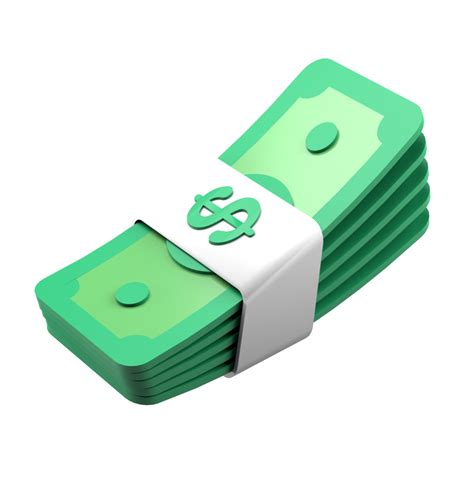 3d Money Icon Illustration 11660683 Png