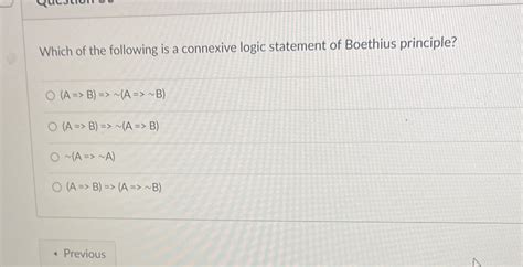 solved which of the following is a connexive logic statement