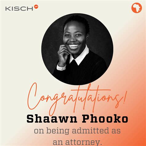 Kisch Ip On Linkedin Congratulations Shaawn Phooko On Being Admitted As An Attorney Of The High