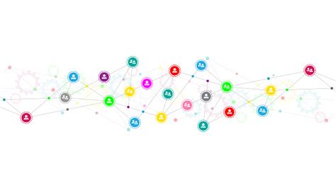 사람과 통신 개념 소셜 네트워크를 연결하는 벡터 일러스트레이션 개념에 대한 스톡 벡터 아트 및 기타 이미지 개념 개체 그룹 고객 Istock