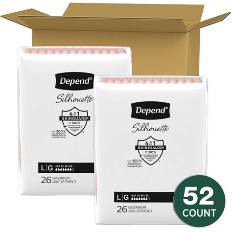 Depend Silhouette Adult Incontinence And Postpartum Bladder Leak