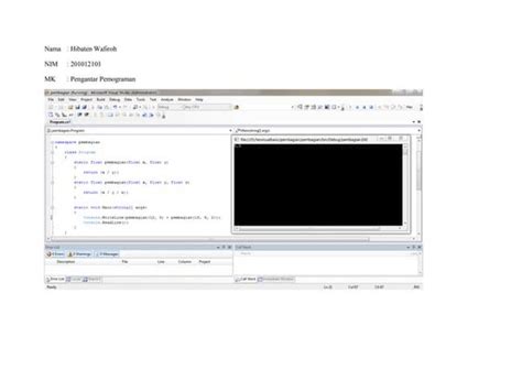 C Program Data Diri Mahasiswa Docx