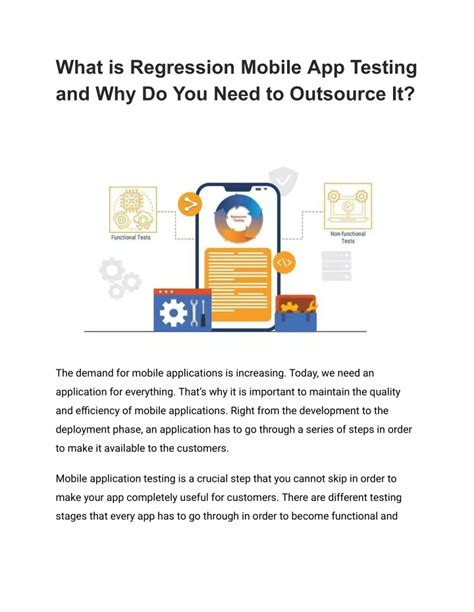 PPT What Is Regression Mobile App Testing And Why Do You Need To Outsource It PowerPoint
