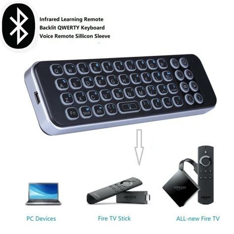 Best Fire TV Firestick Keyboard Attaches To Remote Control
