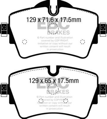 Ebc Brakes Disc Brake Pad Front Greenstuff 20006000 Street Sport Fmsi