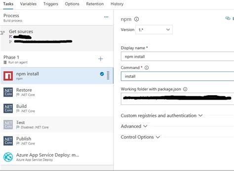 ASP NET Core Angular How Set Up VSTS Stack Overflow