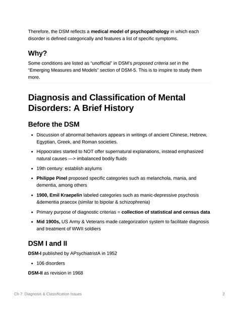Solution Clinical Psychology Diagnosis Classification Issues Studypool