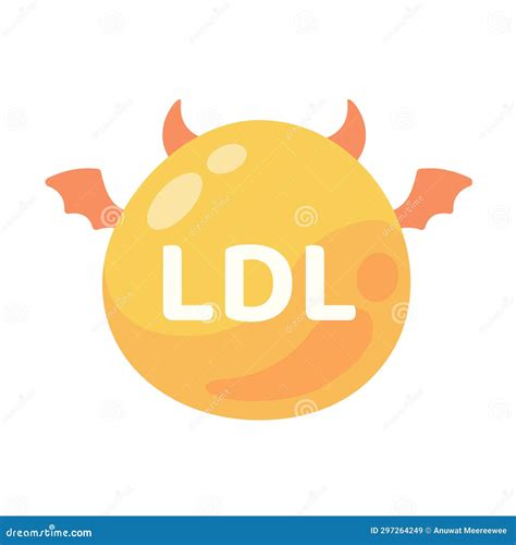 Hdl And Ldl Cholesterol Cartoon Good Fat And Bad Fat Accumulated In The Body Stock Vector