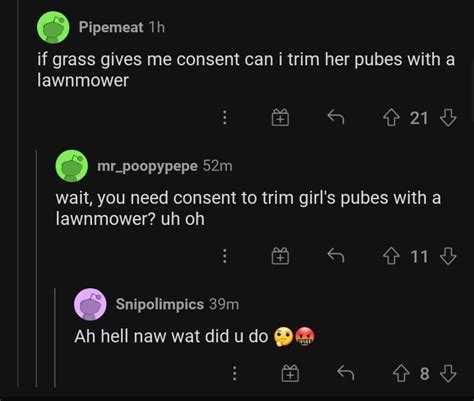Cursed Grass Cutting Rcursedcomments