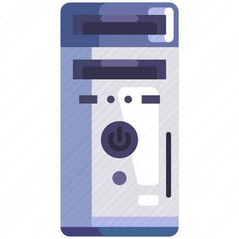 Cpu Pc Computer Personal Computer Desktop Computer Hardware Technology Icon Download On