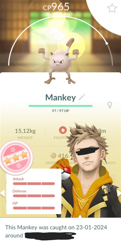 Was Debating Which Mankey To Evolve Into Annihilape Until I Found This Gal R Pokemongo