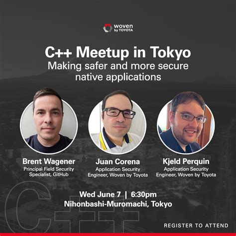 Woven By Toyota On Linkedin Wovenbytoyota Meetup Cpp Cplusplus