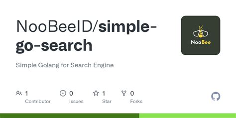 Github Noobeeid Simple Go Search Simple Golang For Search Engine