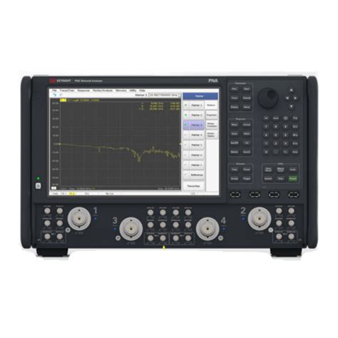 Keysight Technologies Pna Series Installation And Quick Start Manual Pdf Download Manualslib