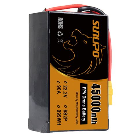 Solid State Drone Batteries 45000mah Drone Lipo Pack Rechargeable Battery For Uav Uva Lipo