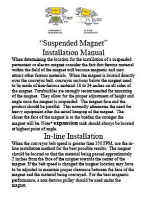 Suspended Magnet