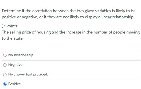 Solved Determine If The Correlation Between The Two Given Chegg