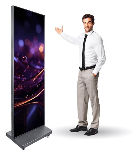 186mm Indoor Foldable Poster Led Display 344x1032 Resolution