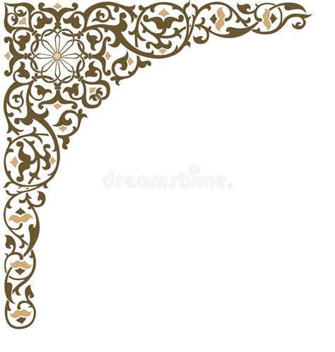 Ornate Frame Corner Design Element