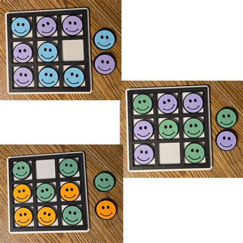 Smiley Face Tic Tac Toe Game Etsy