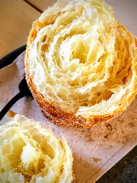 Inside Of A Cinnamon Sugar Cruffin From My Local Coffee Shop Cruffin Cruffin Cruffin