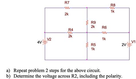 Solved For A Label The Nodes In The Circuit Place A Ground Node At