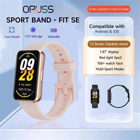 Jual Oruss Smart Band Bluetooth For Ios And Android Amoled Segel Dan