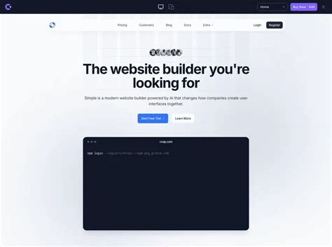 React Landing Page React Templates And Themes