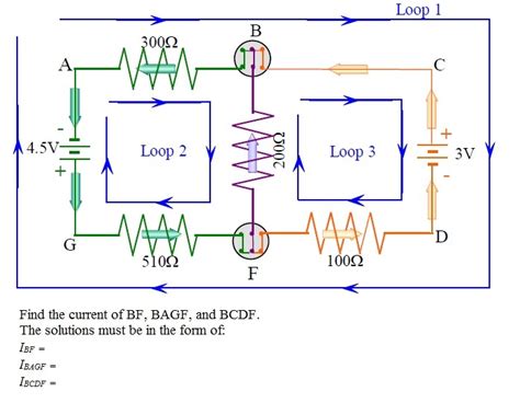 Solved Loop 1 I1 Loop 2 I2 Loop 3 I3