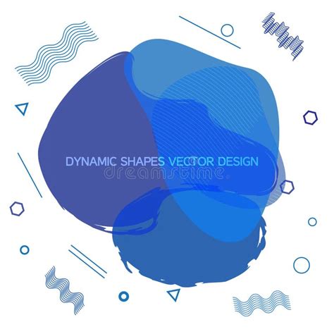 Fluid Dynamic Shapes Vector Design Stock Vector Illustration Of Minimal Geometric 131460239
