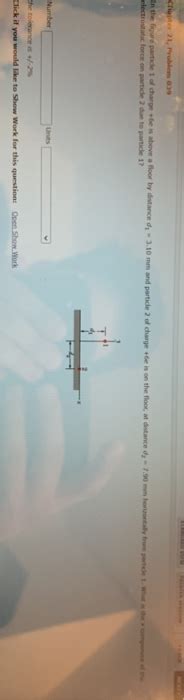 Solved Chapter 21 Problem 039 In The Figure Particle 1 Of