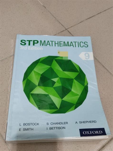 Stp Mathematics 3rd Edition Book 9 Hobbies And Toys Books And Magazines Textbooks On Carousell