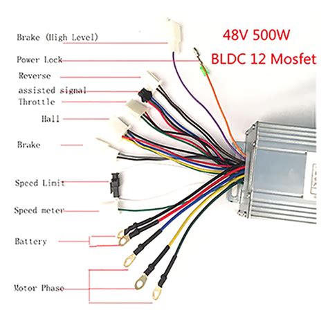 48v 500w Ebike Brushless Motor Controller Roboticsdna