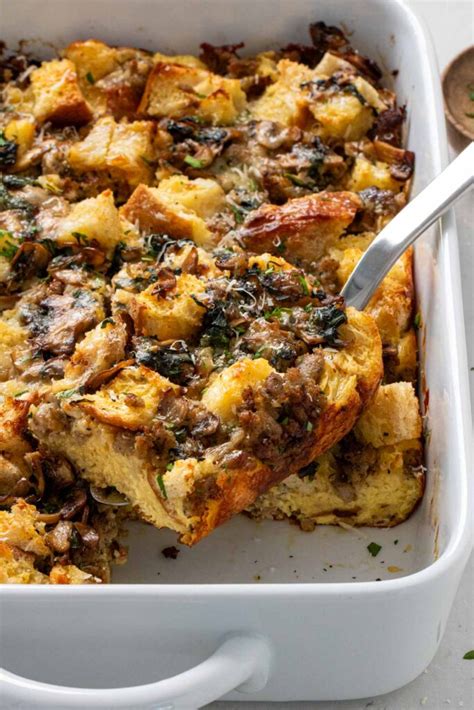 Egg Sausage And Bread Casserole Stephanie Kay Nutrition