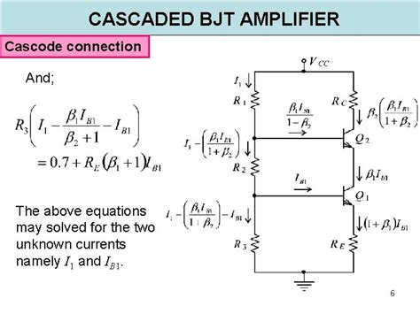 cascaded bjt amplifier cascode connection a cascode connection