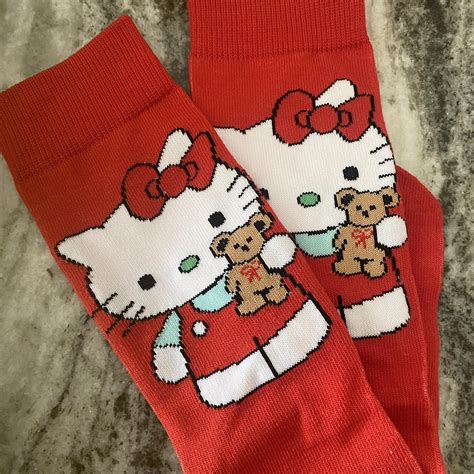 Hello Kitty Socks💗multiple Stock Depop