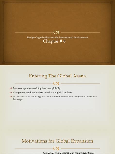 Organization Theory And Design Pdf Multinational Corporation Globalization