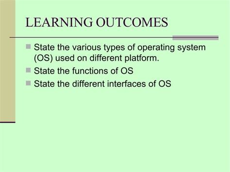 Operating System Ppt Operating Systems Computer Software And Applications