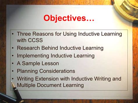 Inductive Learning Examples Ppt Educational Assessment Education