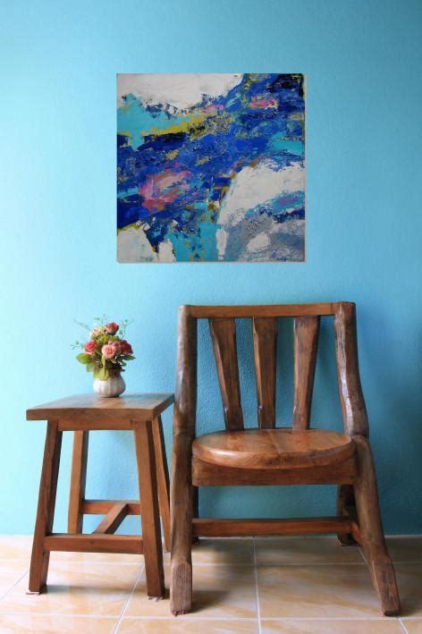 Купити картину «Бурхливе море абстракція олійними фарбами на полотні абстракціонізм Шуляк