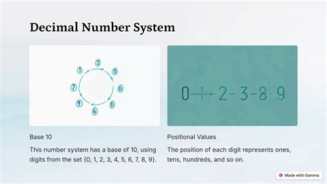 number systems and conversion decimal and binary system ppt