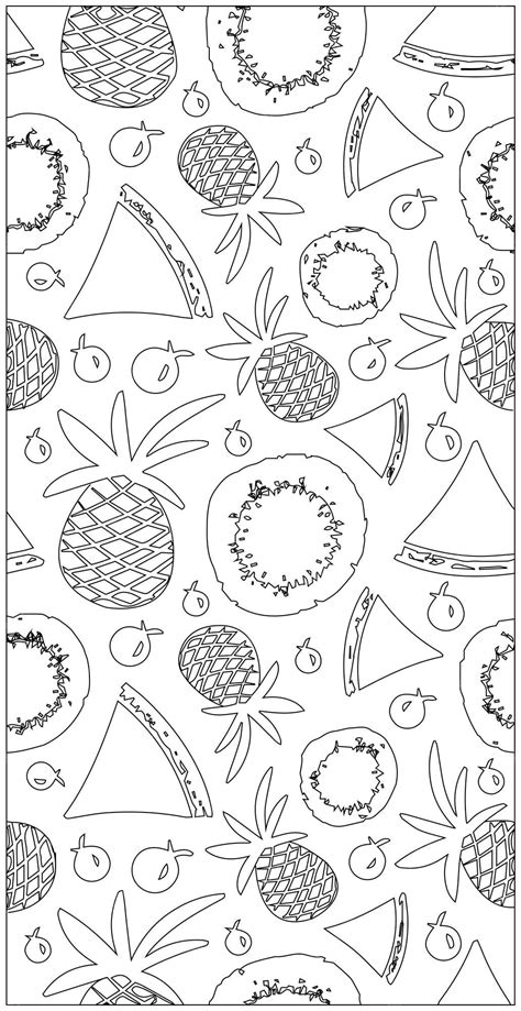 Premium Vector Fruits Repeat Pattern