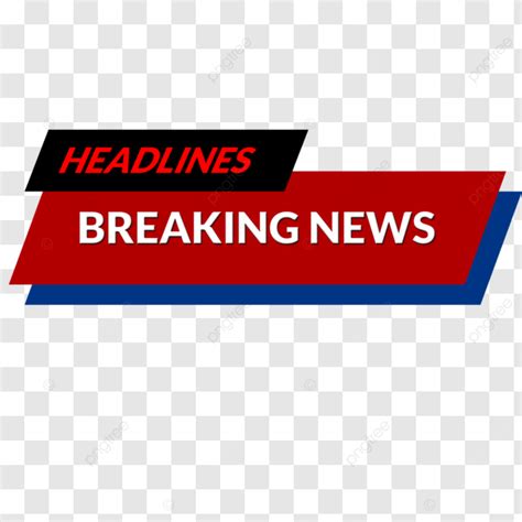 Headlines News Breaking Label Lower Third Banner Design Headlines News