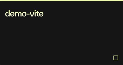 Demo Vite Codesandbox