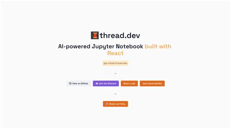 Thread Dev Streamline Your Web Development Workflow Futureen