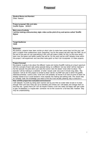 Proposal DOCX Video Production Content Production